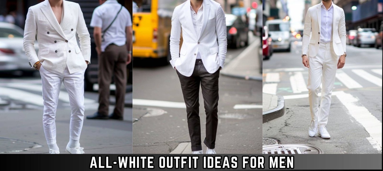 10 All-White Outfit Ideas for Men : Fresh Looks for Every Occasion